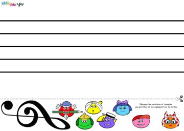 Partition vierge, composer, différents niveaux | MÉLOPIE